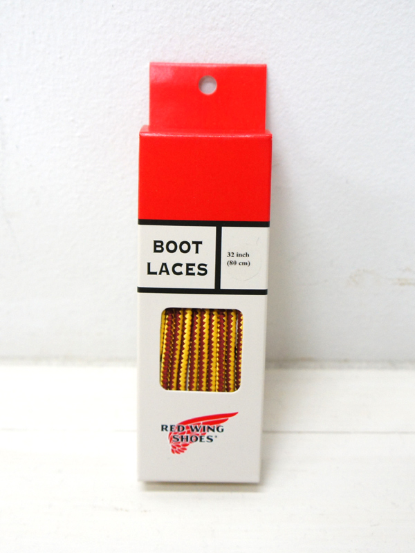 RED WING（レッドウィング）TASLAN SHOE LACES（タスランシューレース）80cm〜203cm/Tan×Gold（タン× ...